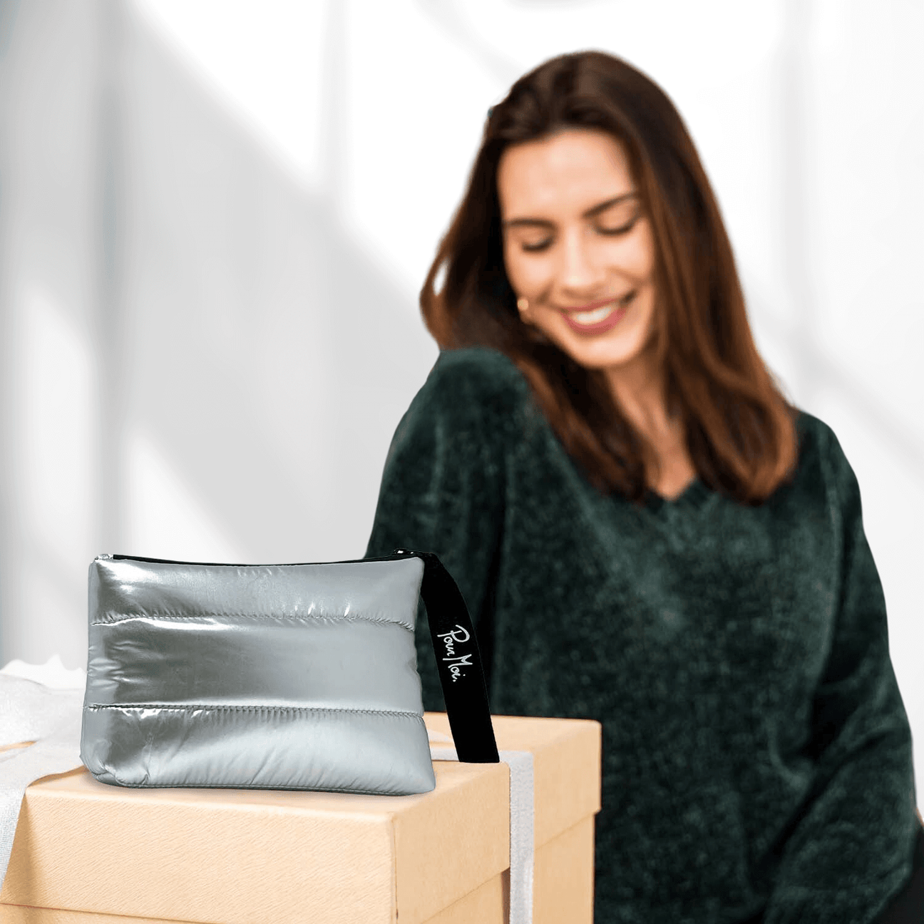 Metallic Puffer Bag | Limited Edition | Pour Moi Skincare